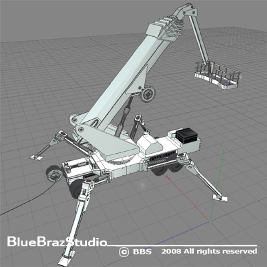 Obj Wheeled Spider Platform