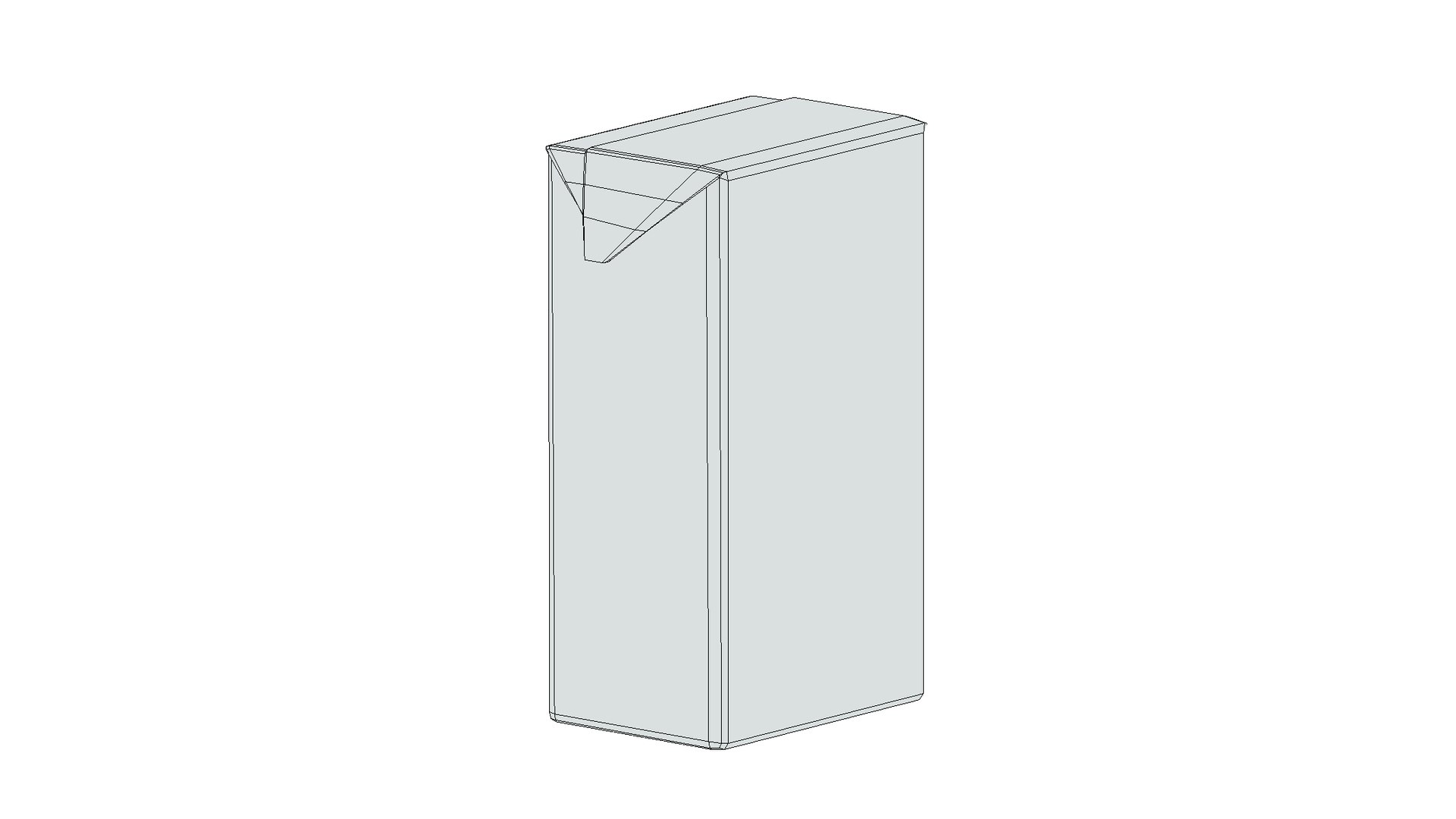 3D Supermarket Milk Carton 04 Low Poly PBR Realistic - TurboSquid 1939682