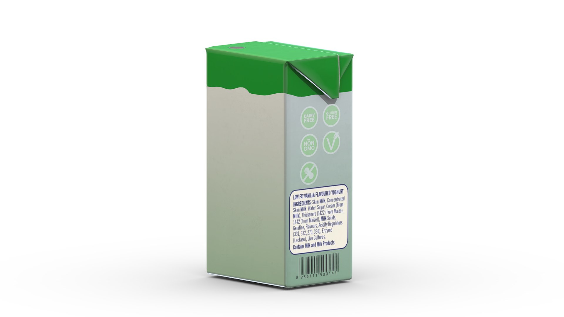 3D Supermarket Milk Carton 04 Low Poly PBR Realistic - TurboSquid 1939682