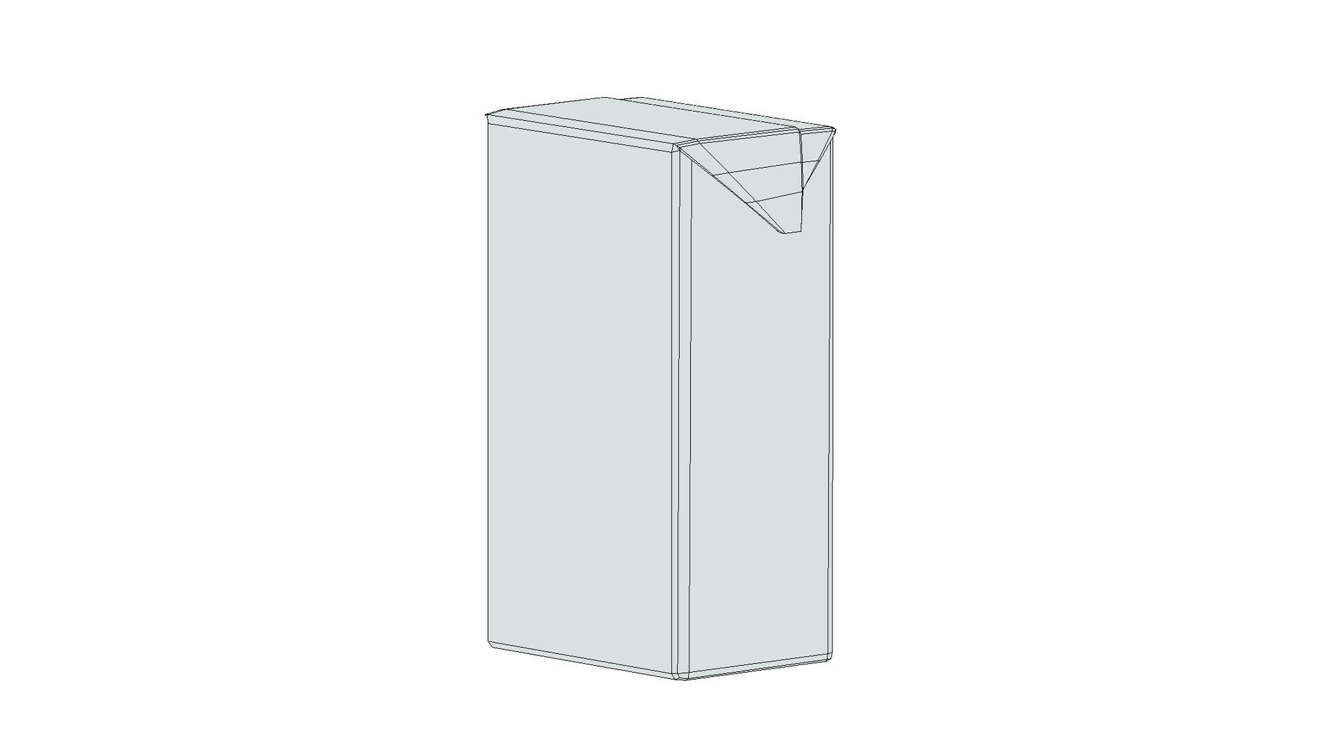 3D Supermarket Milk Carton 04 Low Poly PBR Realistic - TurboSquid 1939682