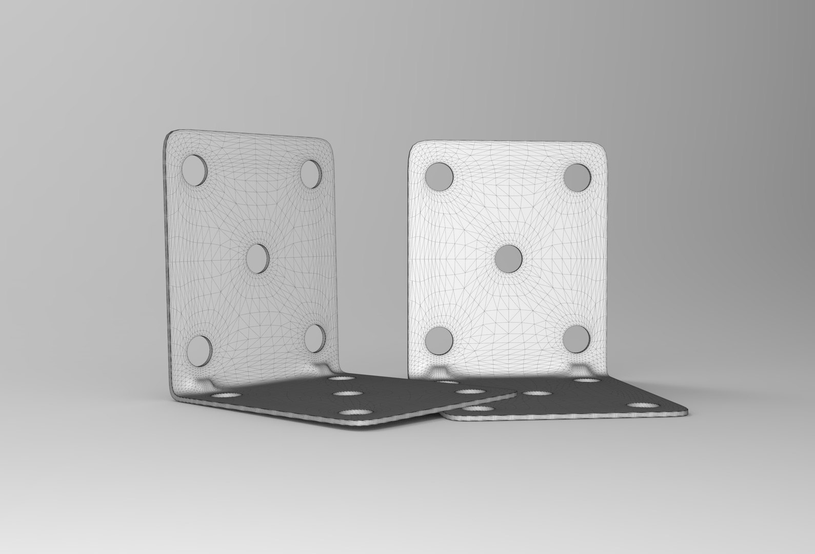 3D Ugu L-Shaped Angle Iron Bracket - TurboSquid 2271880