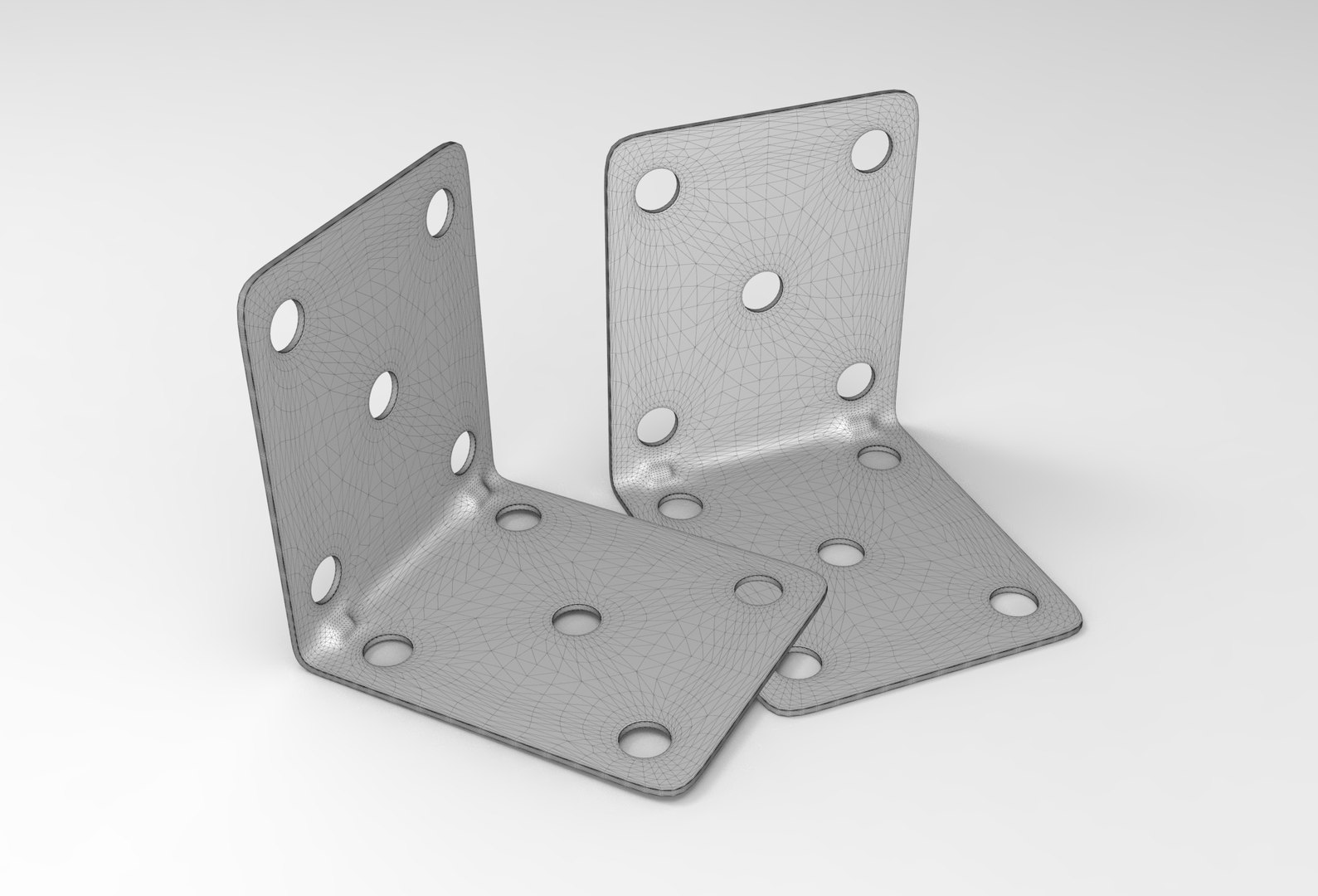 3D Ugu L-Shaped Angle Iron Bracket - TurboSquid 2271880