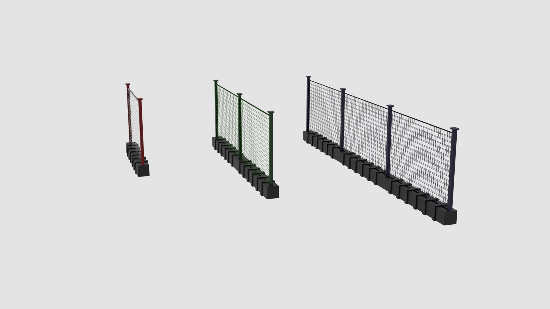 Iron Fence 3D Model - TurboSquid 2032575