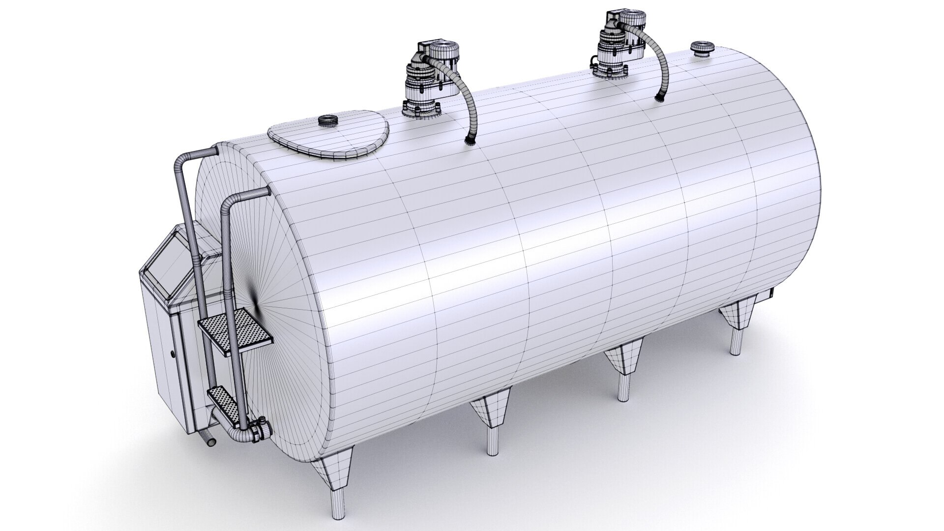 3D Model Milk Cooling Tank 7 - TurboSquid 1761050