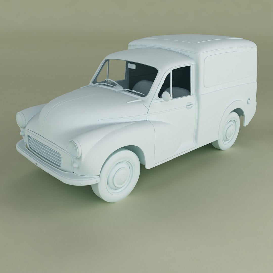Morris Minor 1000 Van 3D - TurboSquid 2095650