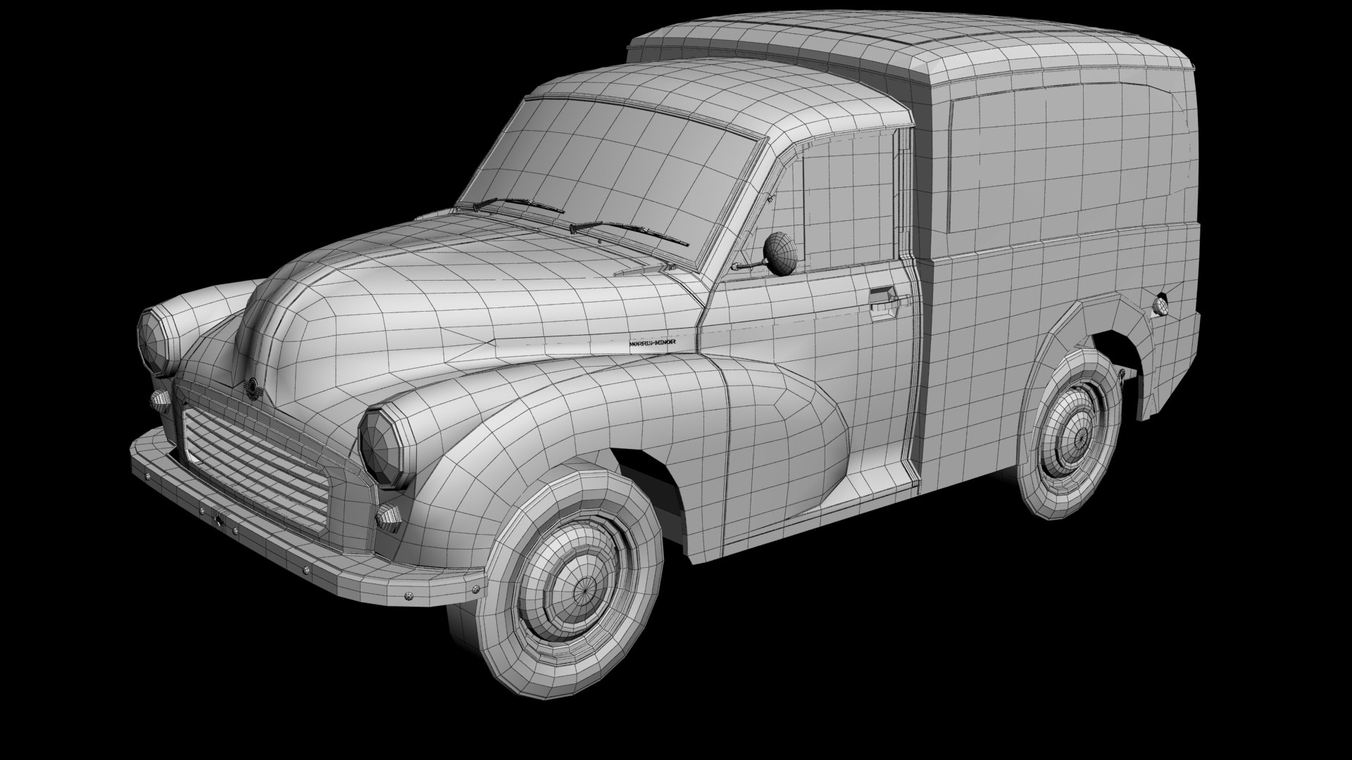 Morris Minor 1000 Van 3D - TurboSquid 2095650