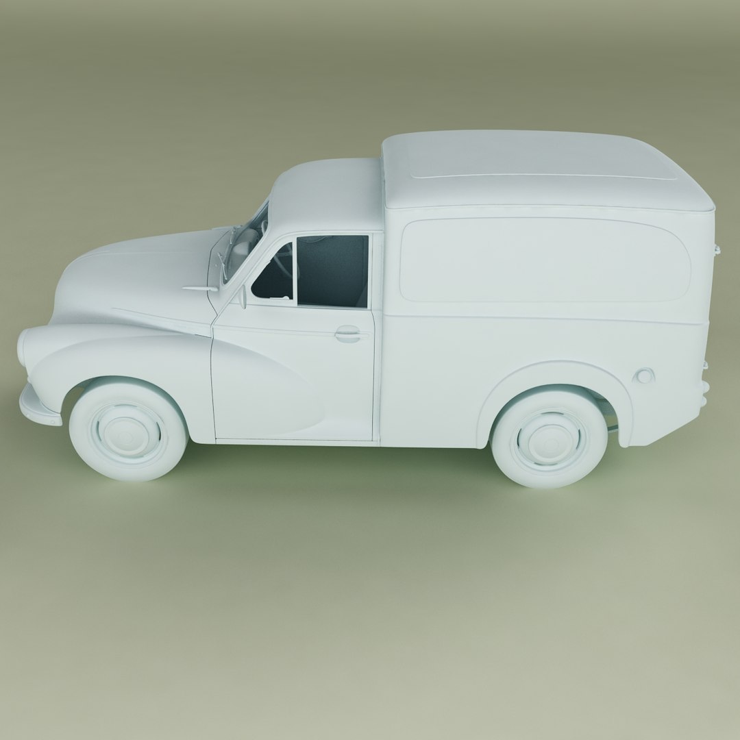 Morris Minor 1000 Van 3D - TurboSquid 2095650