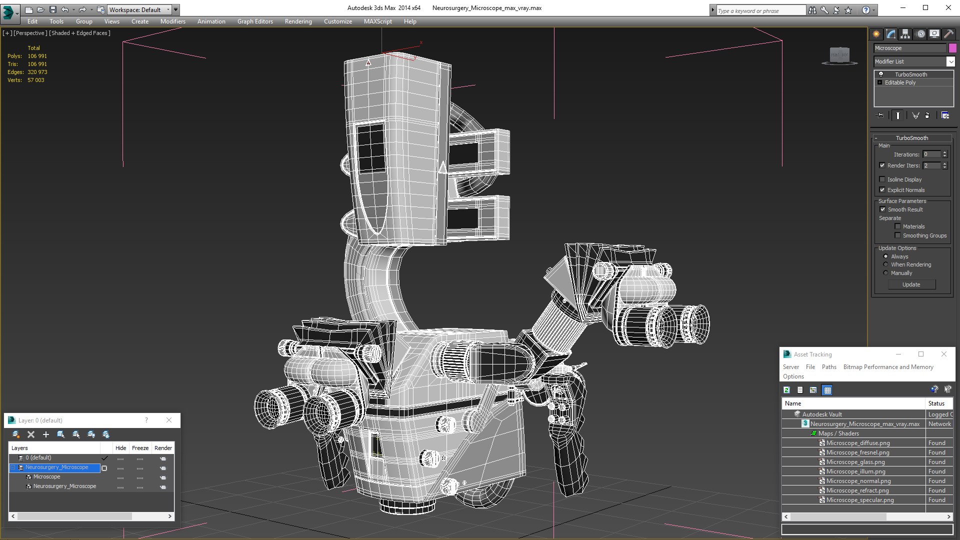 3D Neurosurgery Microscope Model - TurboSquid 1803825