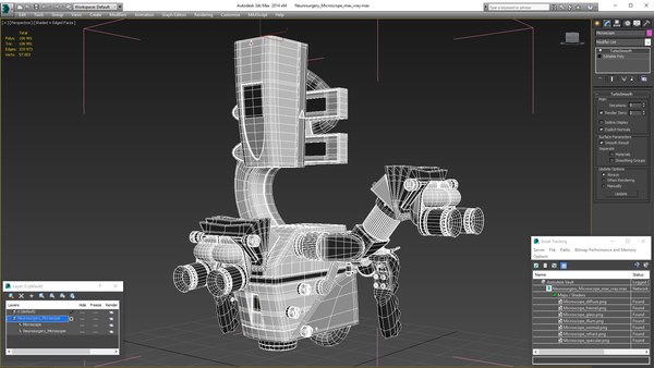 3D Neurosurgery Microscope model - TurboSquid 1803825