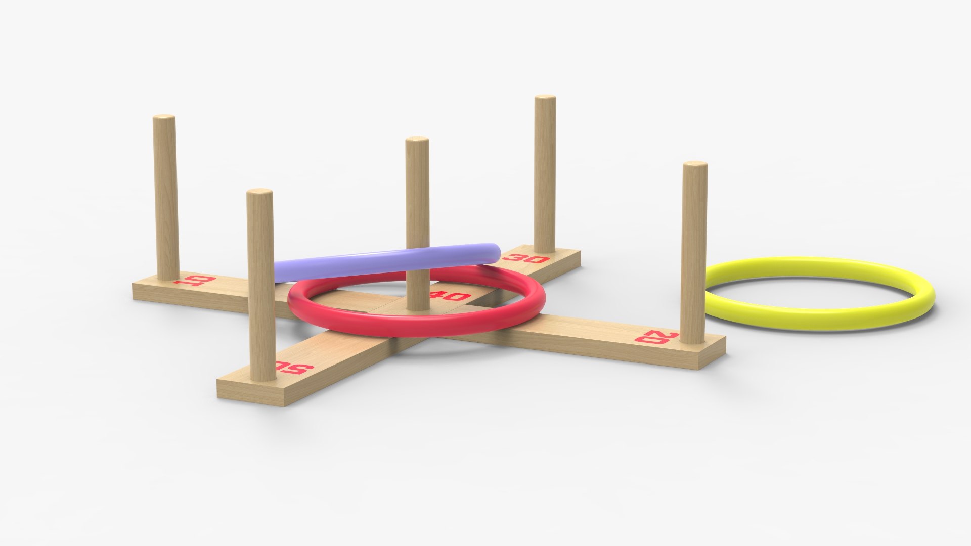 Cross Ring Game 3D Model - TurboSquid 1989209