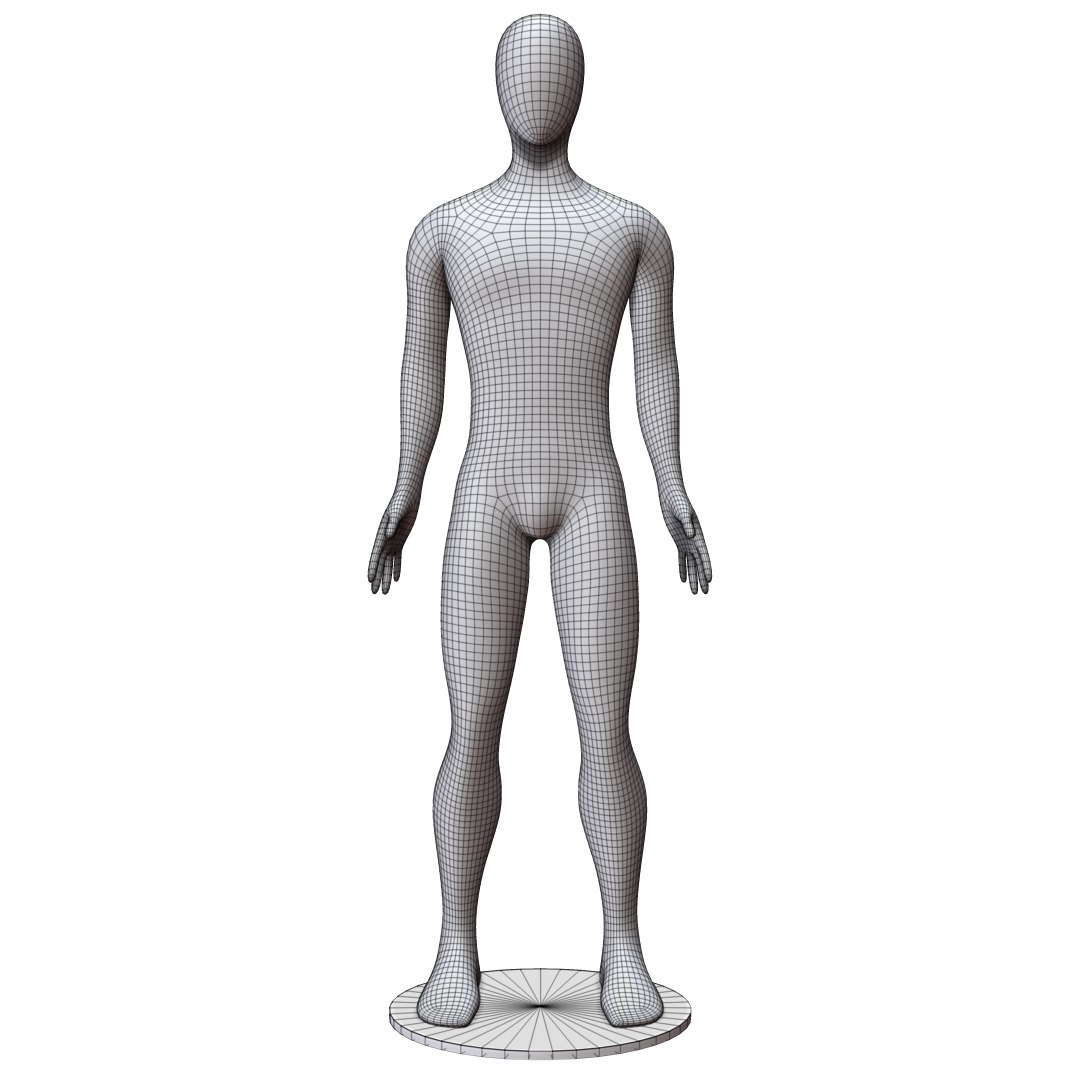 Mannequin Man Male 3D - TurboSquid 1419307