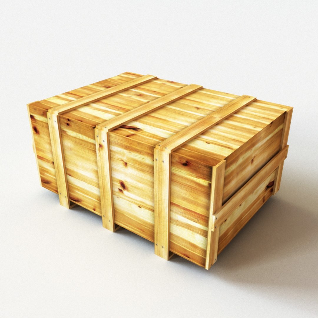 Industrial Boxes Crates Contains 3d C4d