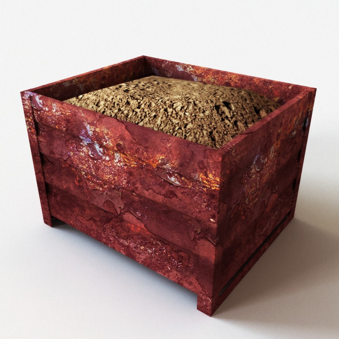 Industrial Boxes Crates Contains 3d C4d