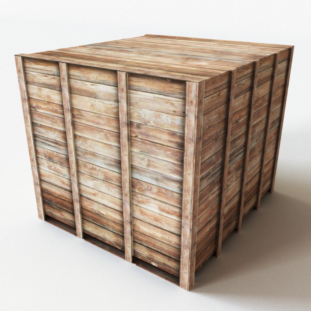 Industrial Boxes Crates Contains 3d C4d