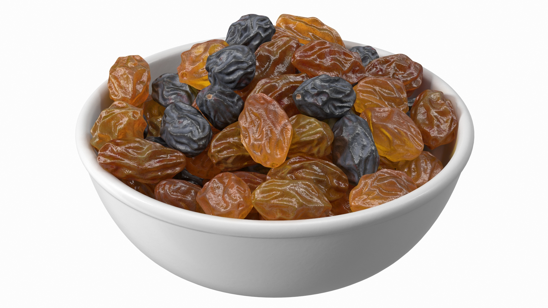 Mixed Raisins In A Bowl Model - TurboSquid 1782114