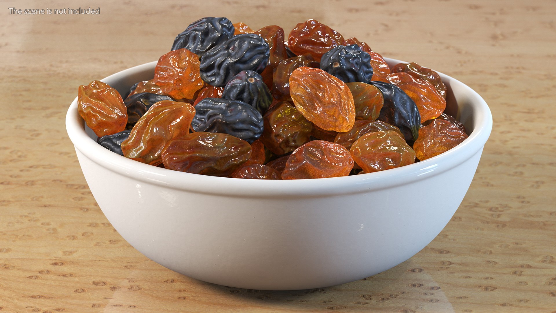 Mixed Raisins In A Bowl Model - TurboSquid 1782114
