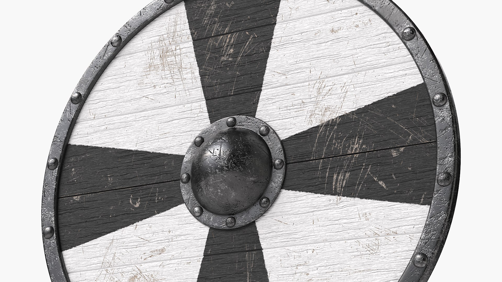 3D Model Viking Shield V1 Design 3 - TurboSquid 2284704