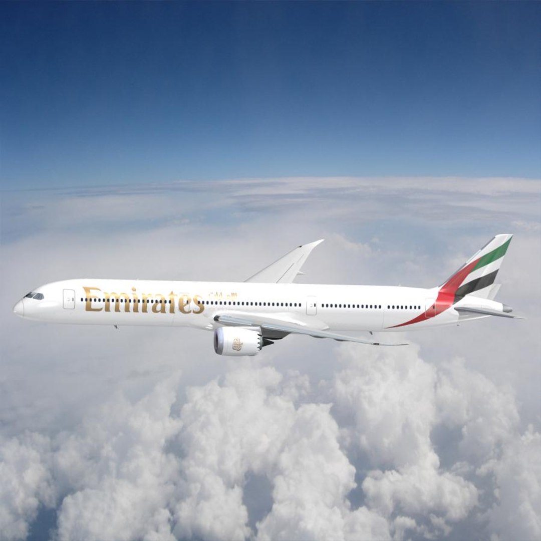 3d B787-10 Emirates 787-10