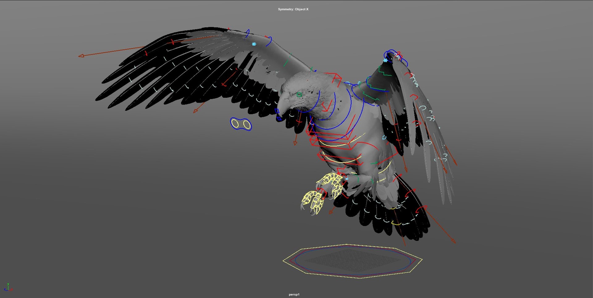 3D American Bald Eagle RIGGED - TurboSquid 2262921