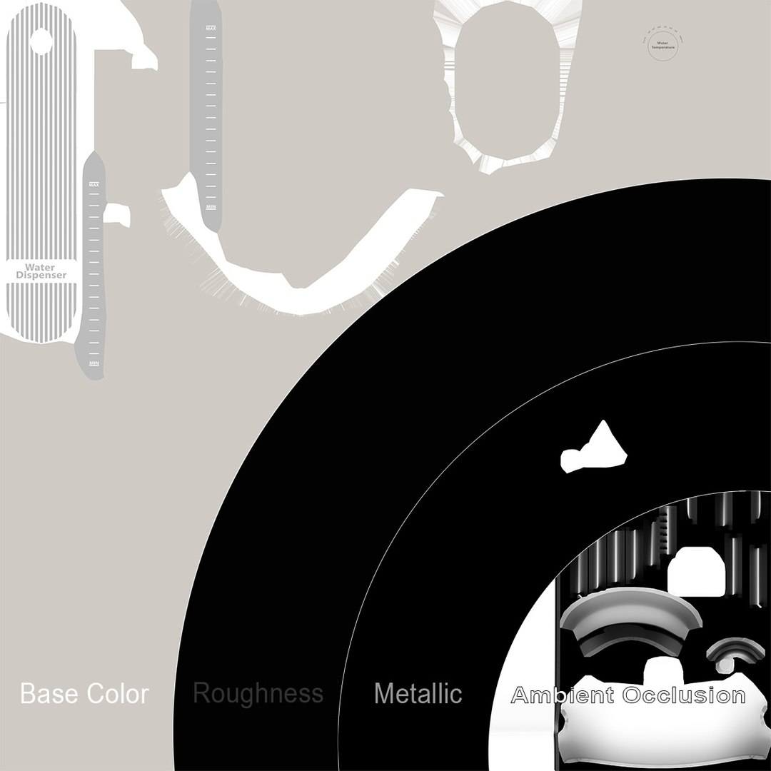 Water Dispenser 8K PBR Textures 3D Model - TurboSquid 2104793