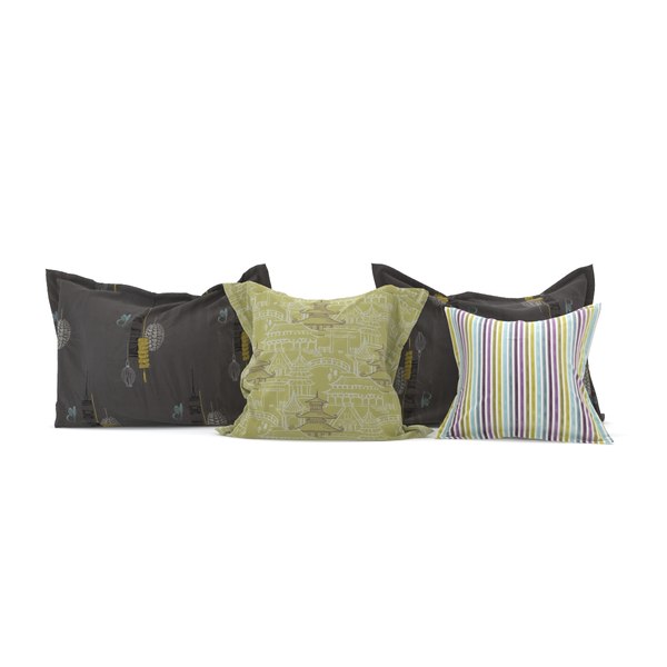 3d model pillow realistic