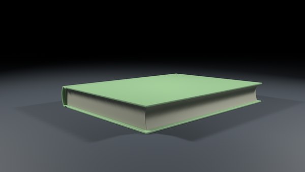 3D OBJ book library novel