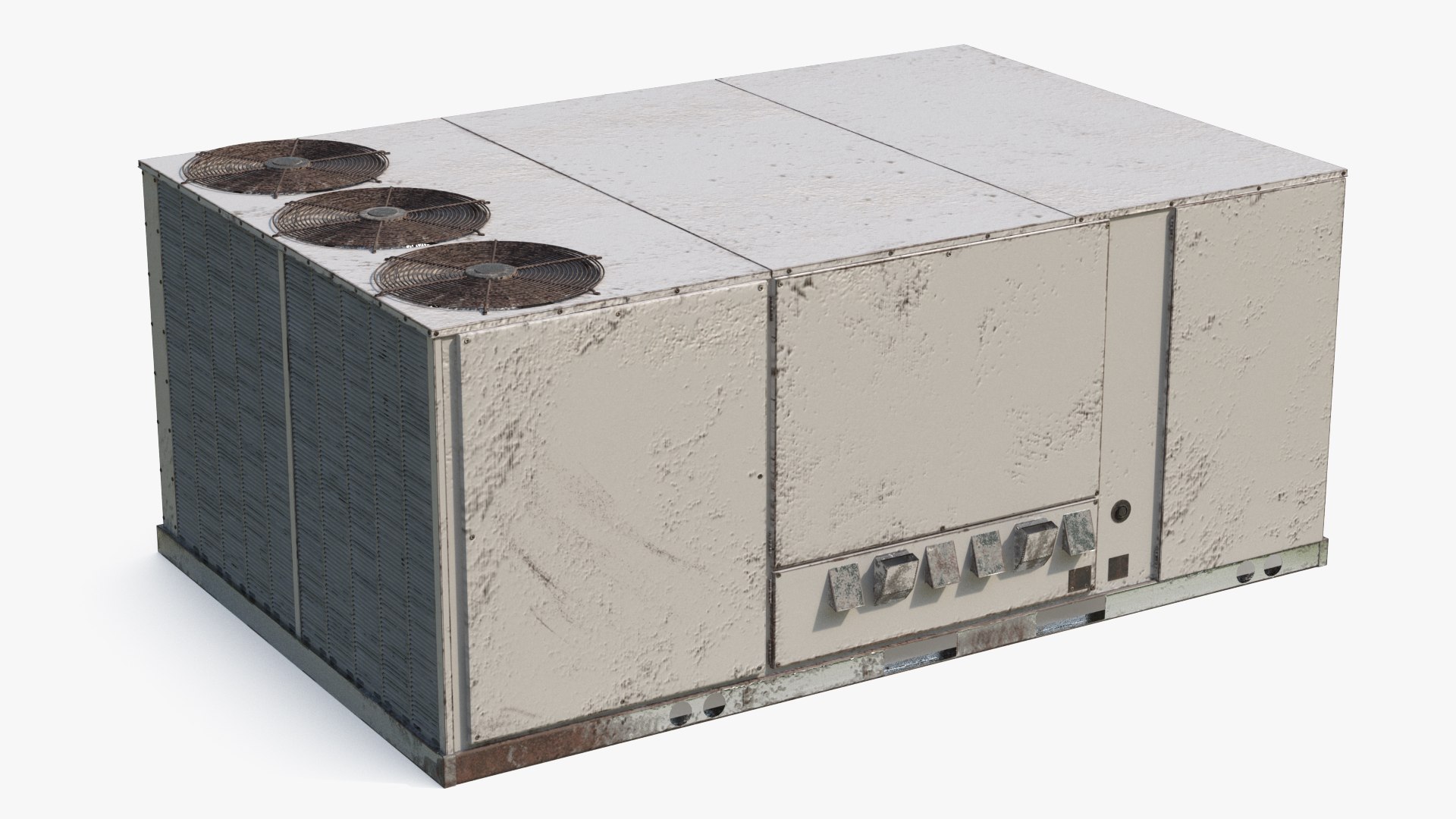 3D 3 Vents Air Conditioning Model - TurboSquid 1466622
