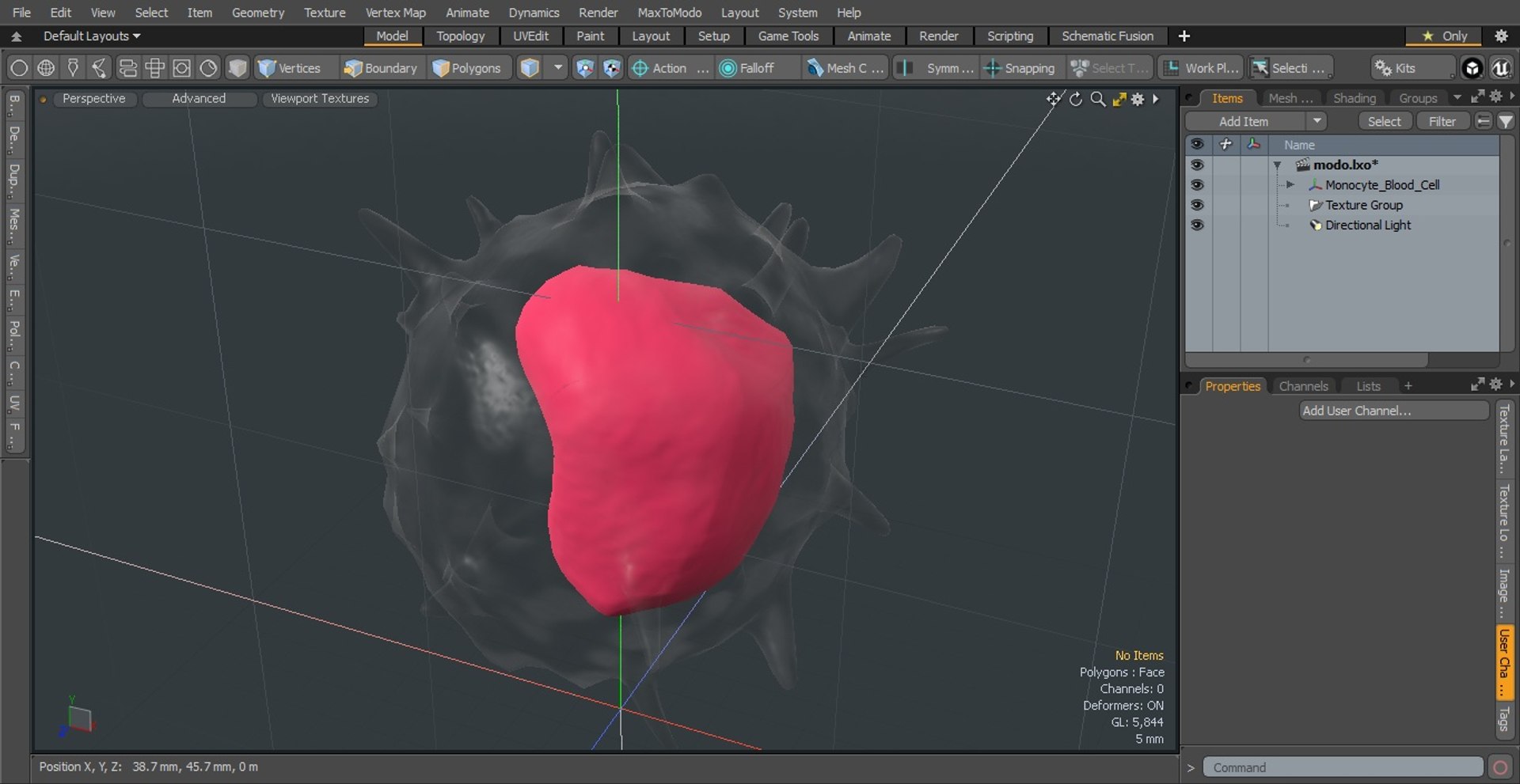 Monocyte Blood Cell Model - TurboSquid 2130062