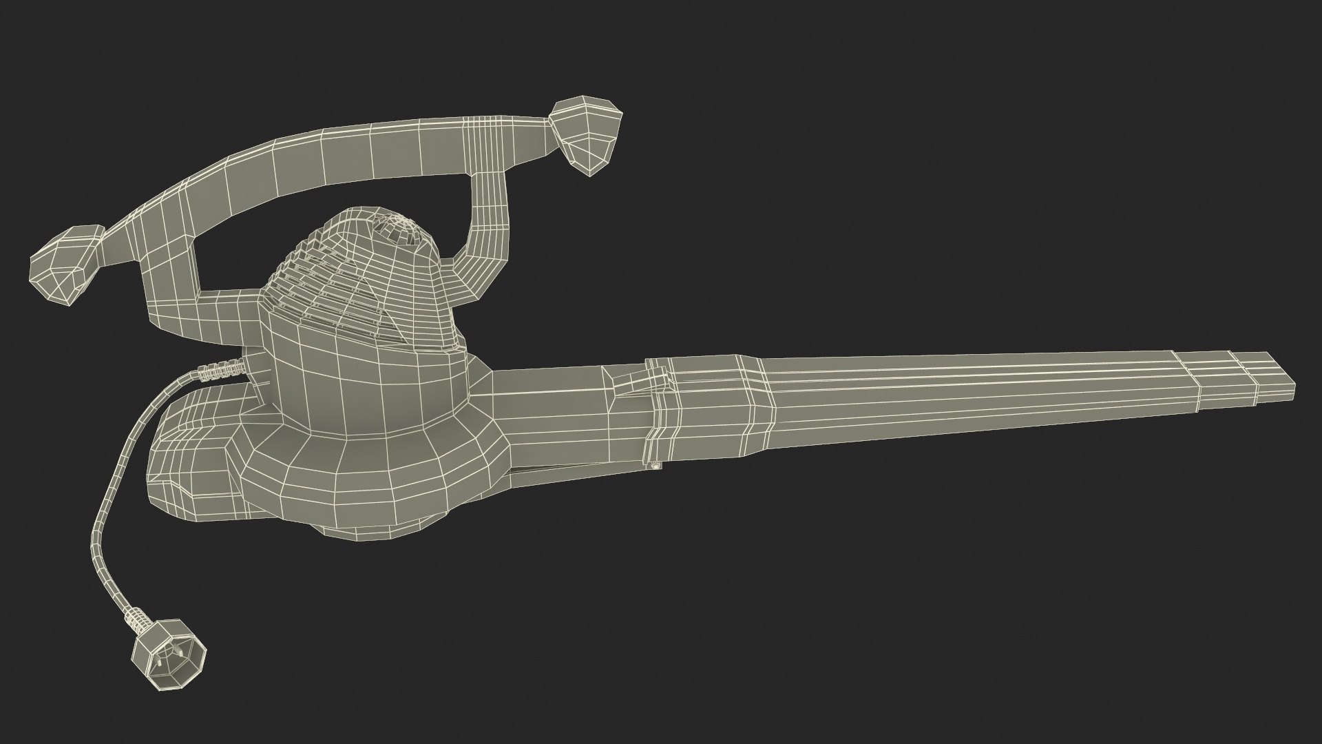 3D Electric Blower model - TurboSquid 2130048