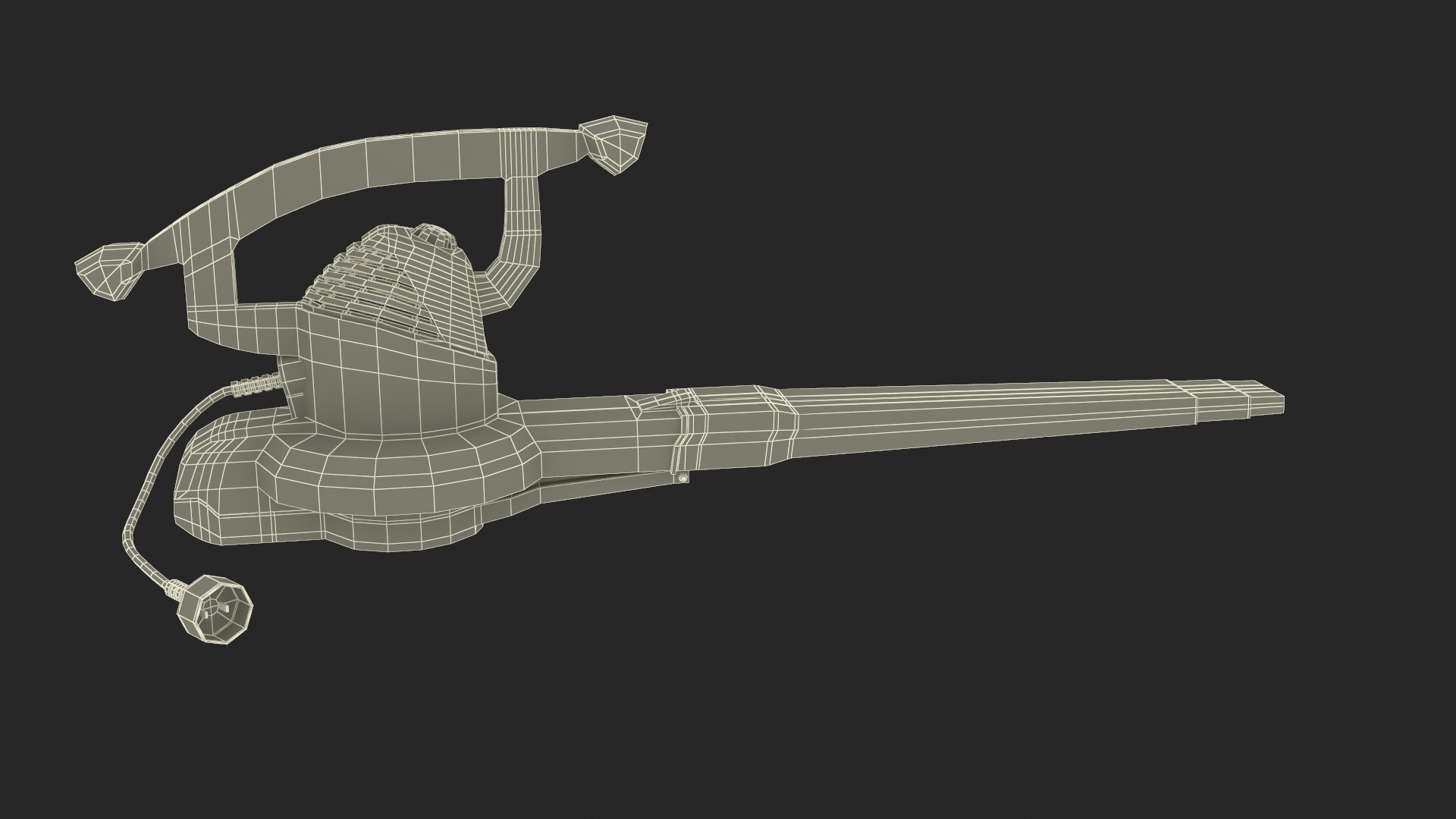 3D Electric Blower Model - TurboSquid 2130048