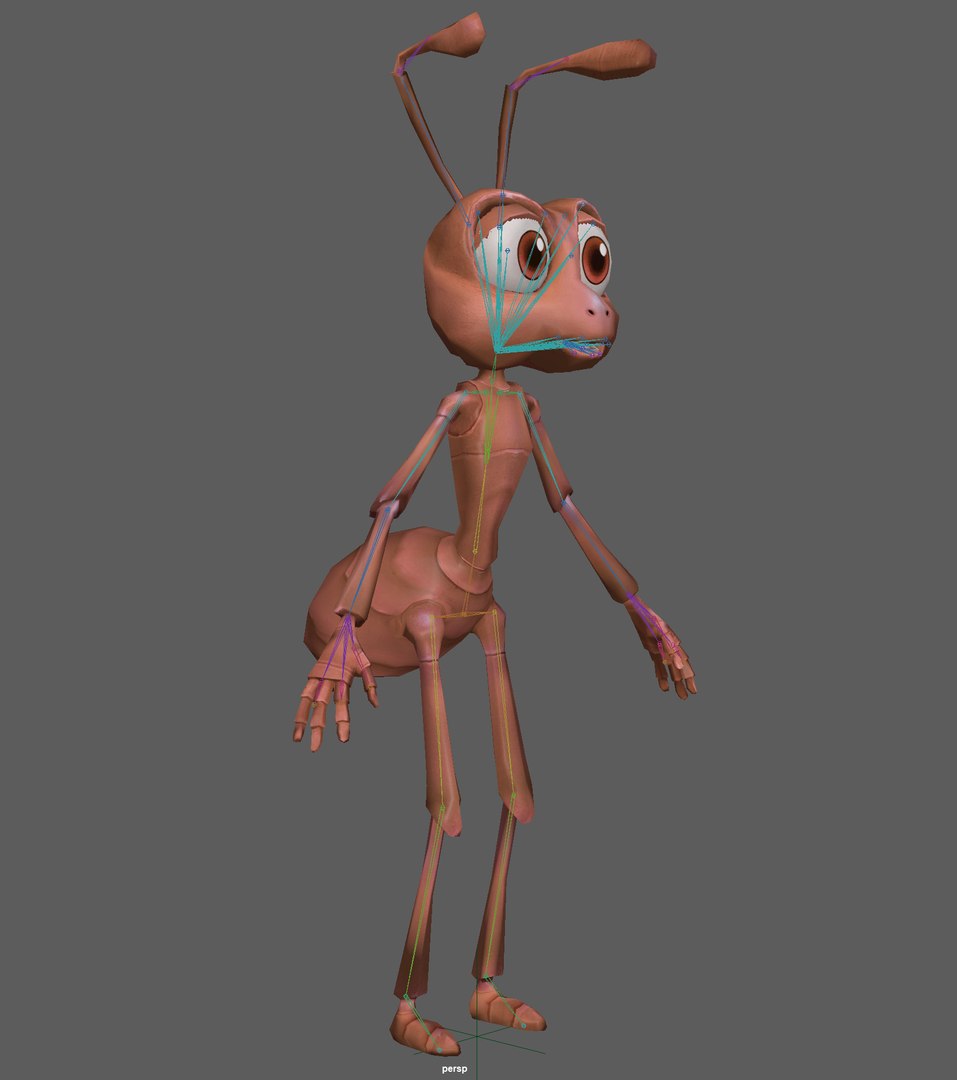 Cartoon Cute Ant 3D Model - TurboSquid 2254906