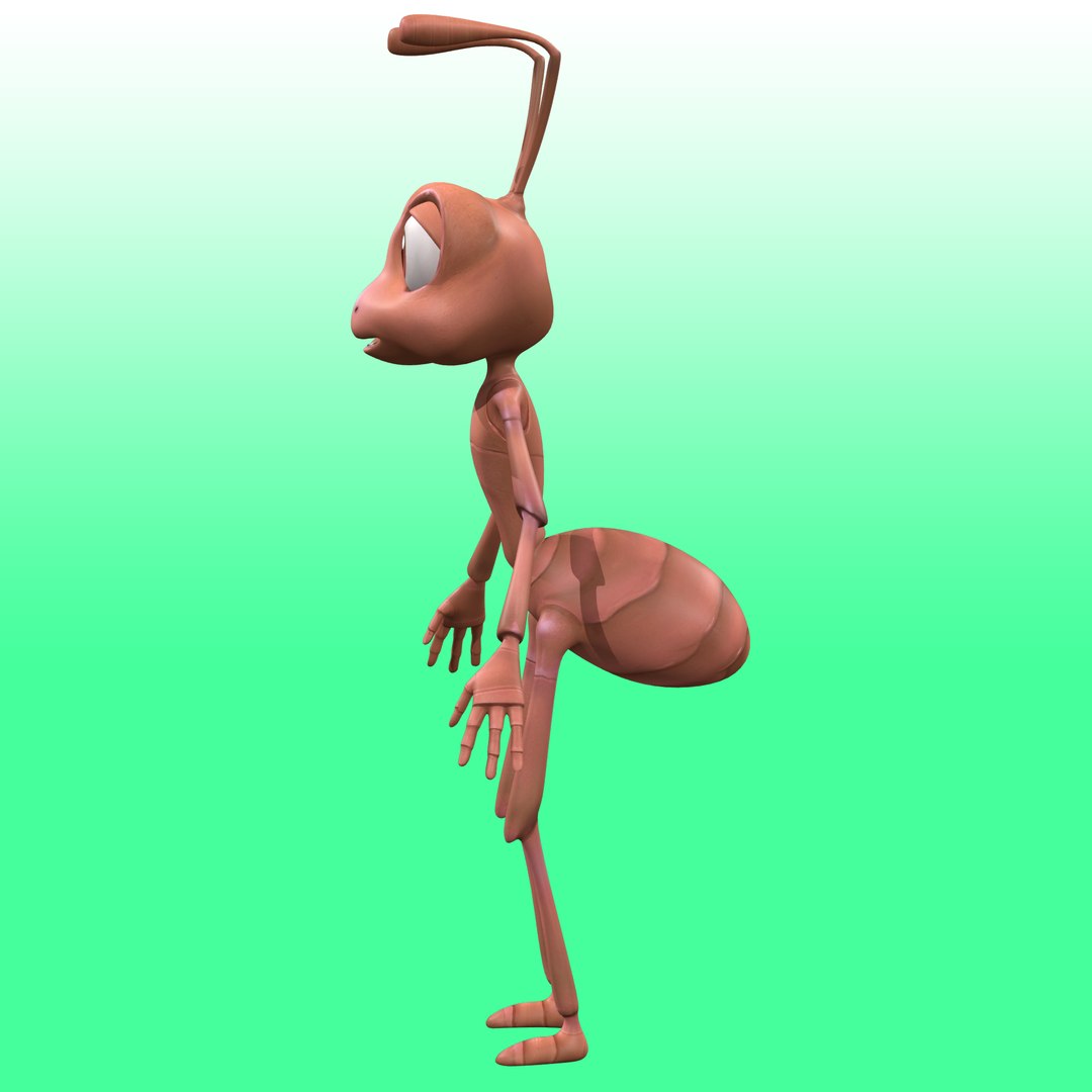 Cartoon Cute Ant 3D Model - TurboSquid 2254906