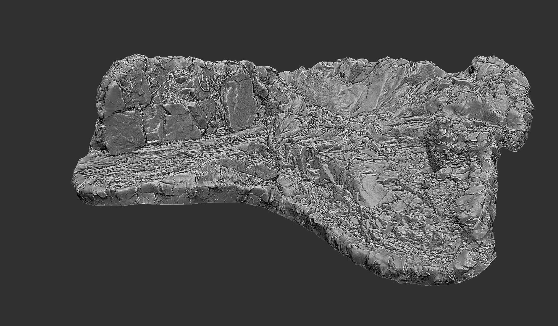 3D Jungle Rock Ground 16k - TurboSquid 1277642