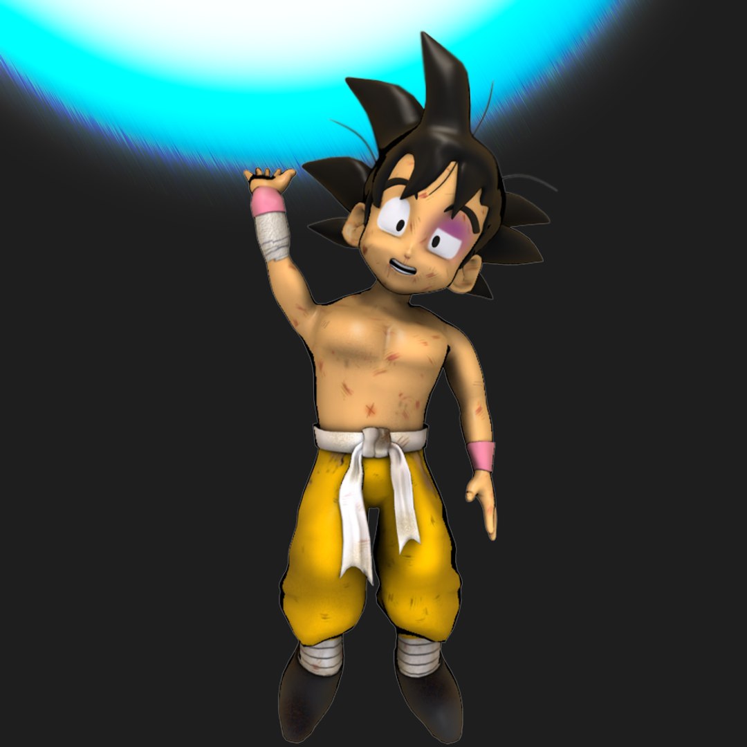 goku rigged cartoon max