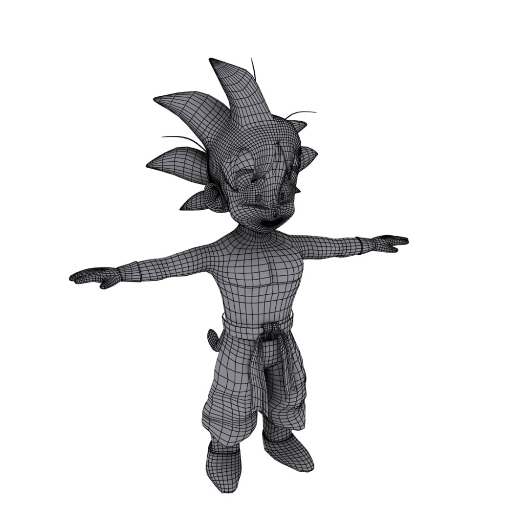 goku rigged cartoon max