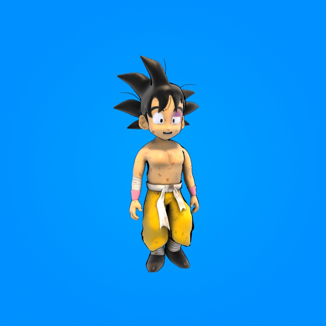 goku rigged cartoon max