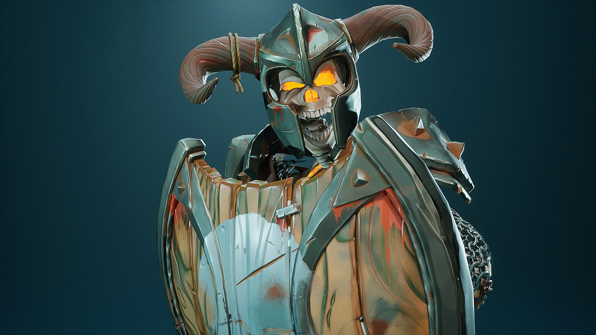 Skeleton Shielder STY02 3D - TurboSquid 2395713