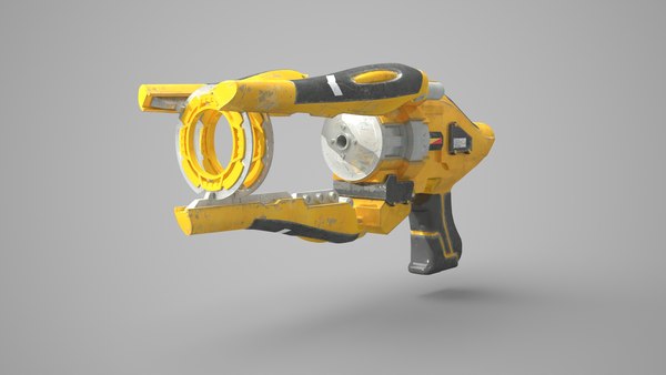 Science fiction weapon laser gun 3D model - TurboSquid 1821071