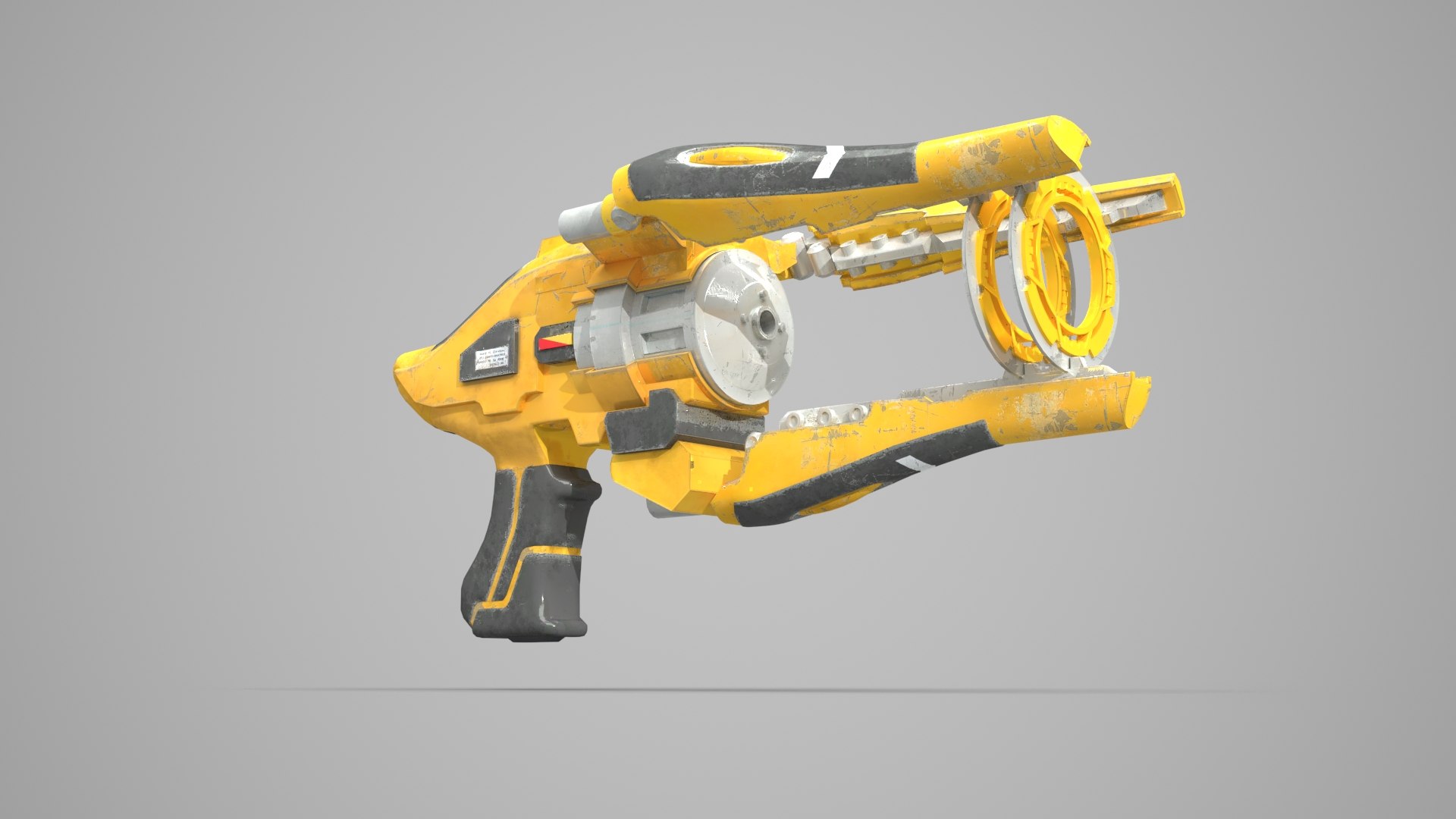 Science fiction weapon laser gun 3D model - TurboSquid 1821071