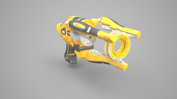 Science fiction weapon laser gun 3D model - TurboSquid 1821071