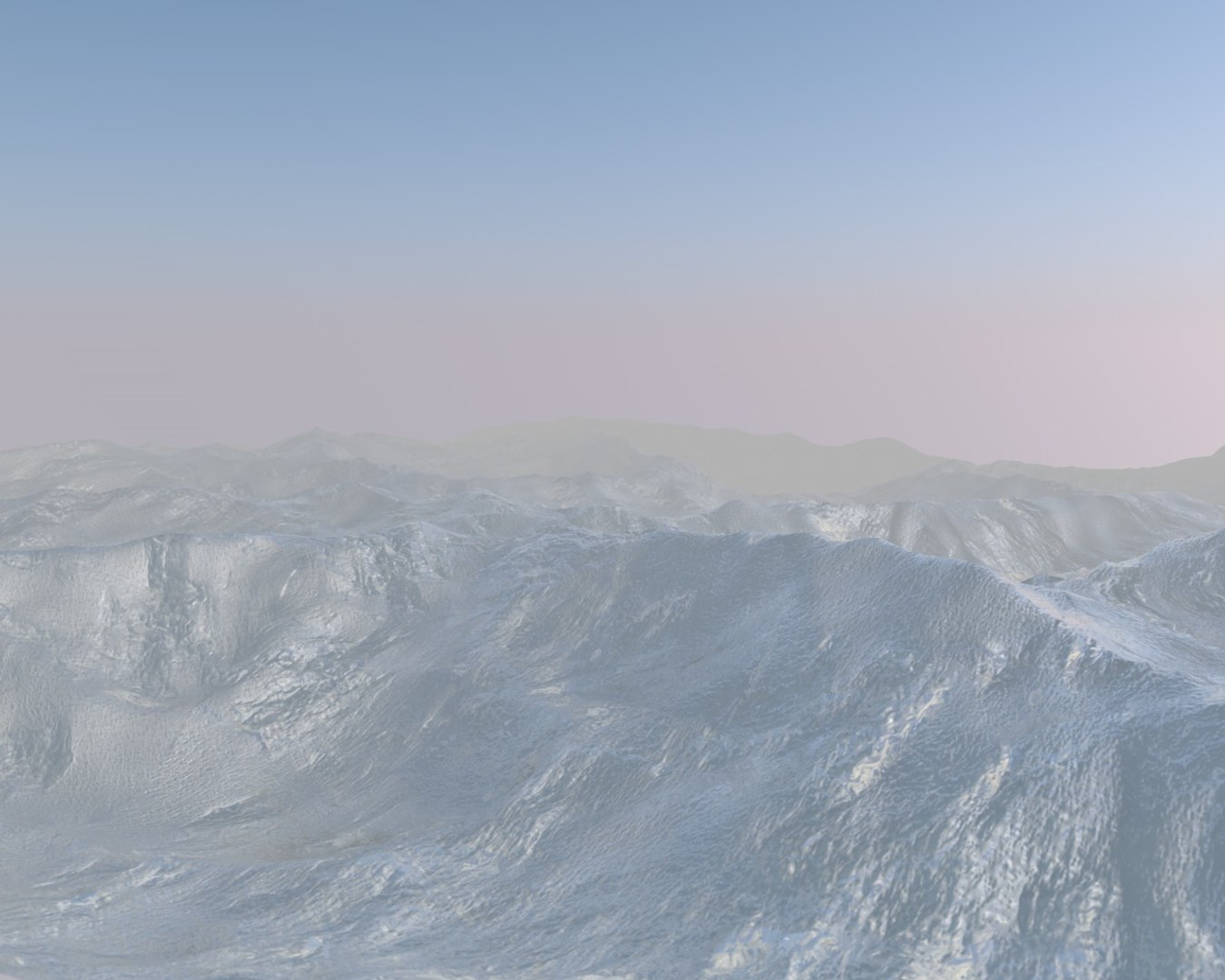 3D Glacier Terrain Polar Model - TurboSquid 1283039