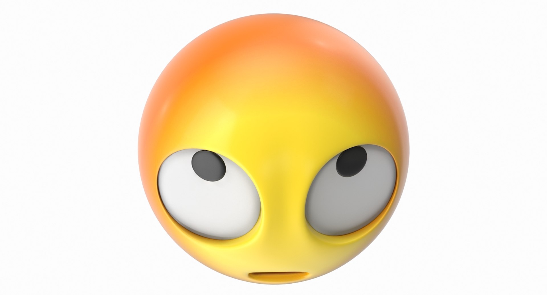 3D Model Emoji 28 Face Rolling - TurboSquid 1369522