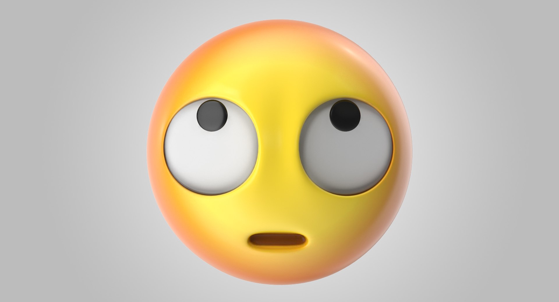 3D model emoji 28 face rolling - TurboSquid 1369522