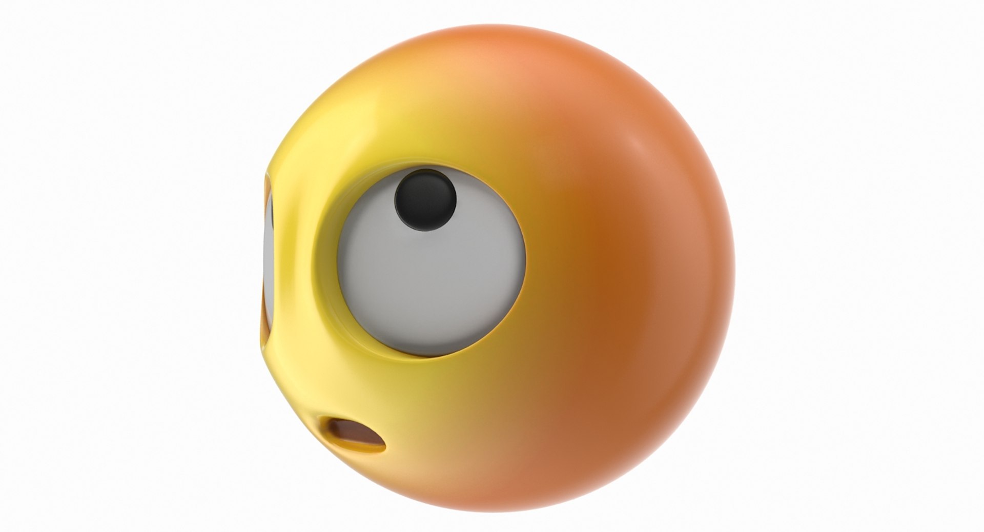 3D Model Emoji 28 Face Rolling - TurboSquid 1369522
