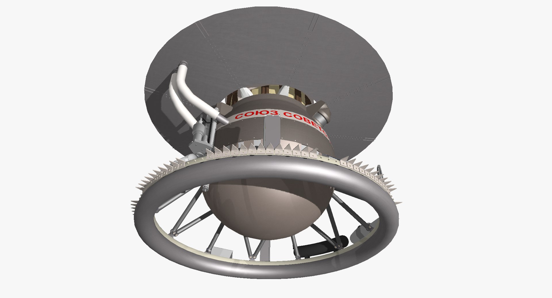 Venera-13 Venera-14 Space Probe 3D Model - TurboSquid 1865382