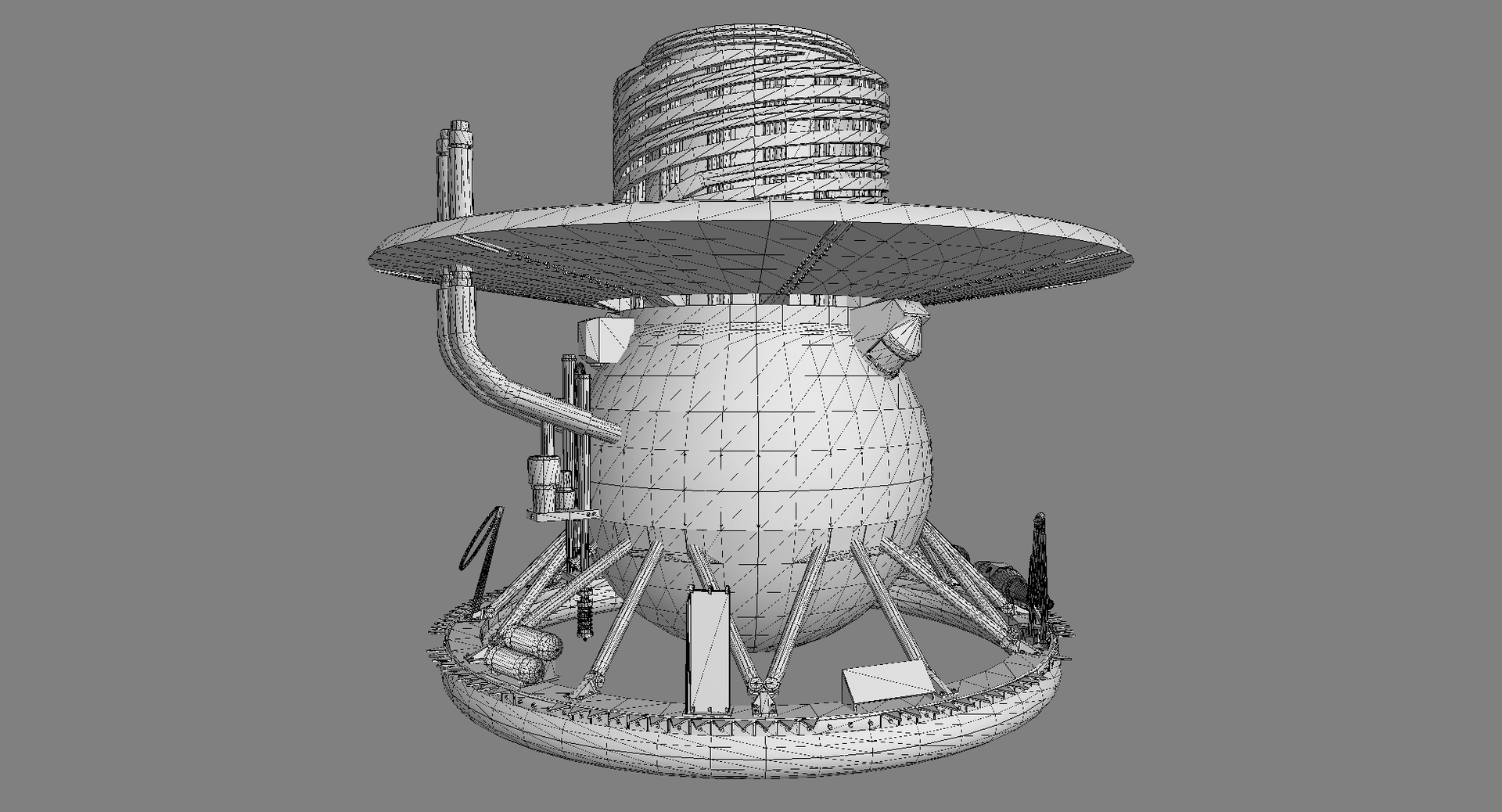 Venera-13 Venera-14 space probe 3D model - TurboSquid 1865382