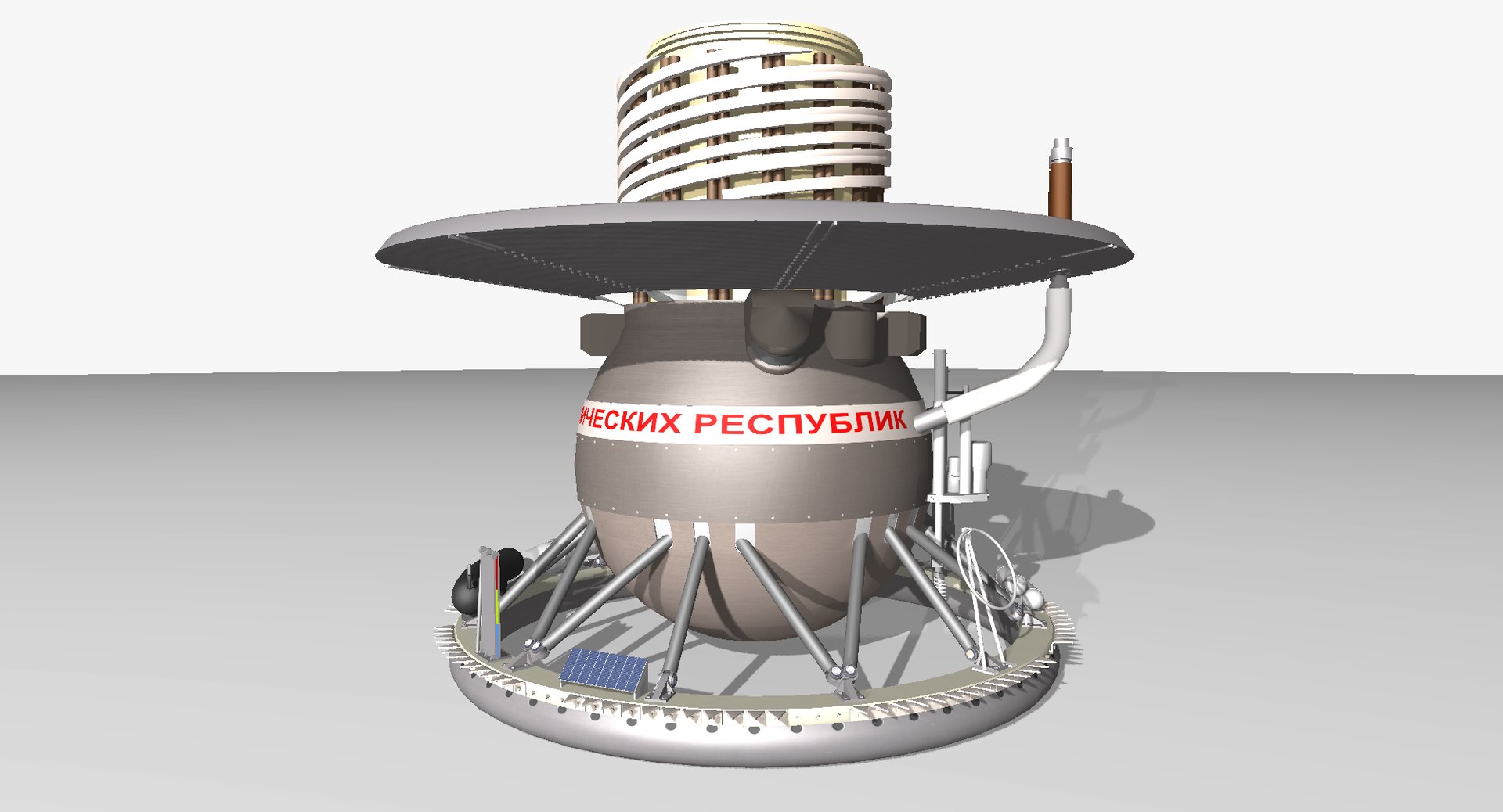 Venera-13 Venera-14 Space Probe 3D Model - TurboSquid 1865382