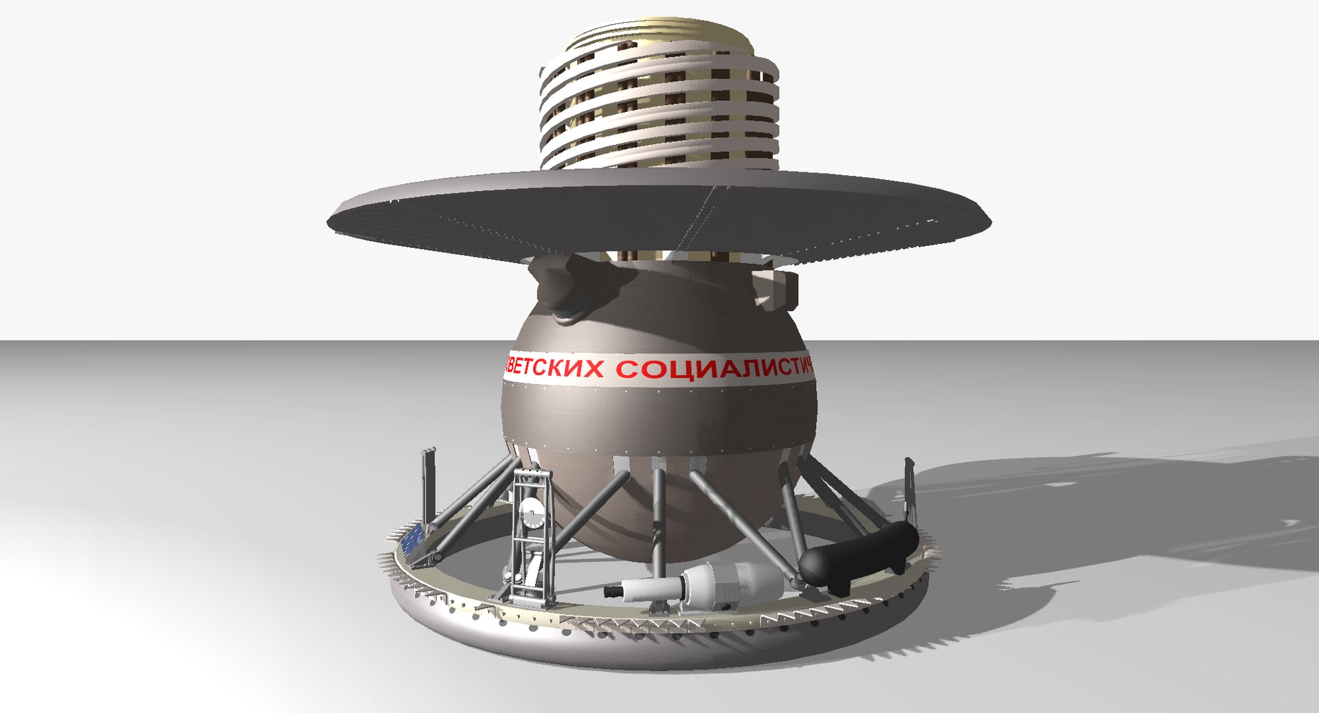 Venera-13 Venera-14 Space Probe 3D Model - TurboSquid 1865382