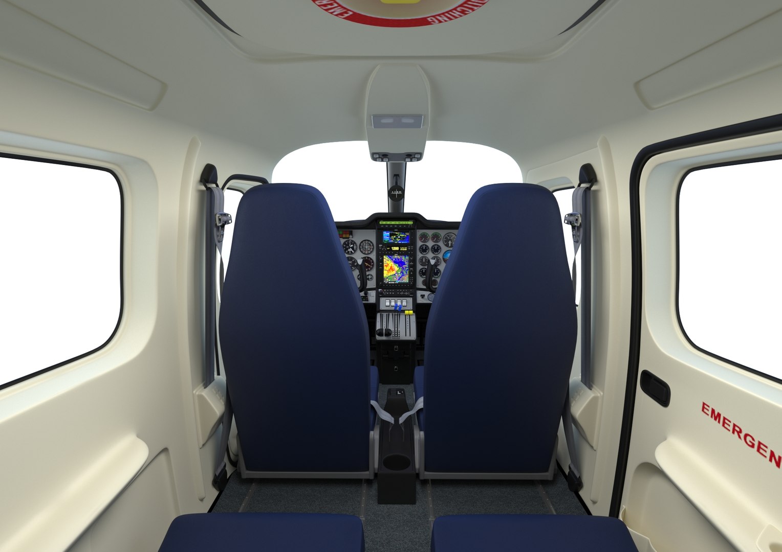 3D Aircraft Cabin Model - TurboSquid 1852633