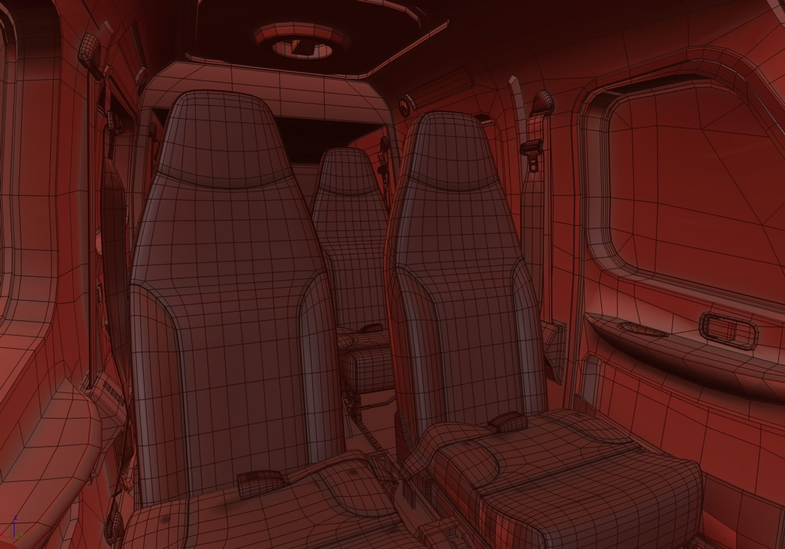 3D Aircraft Cabin model - TurboSquid 1852633